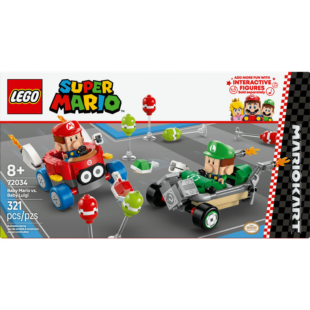 72034 Mario Kart™ - Baby Mario vs. Baby Luigi – Bricks & Minifigs Portland